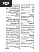 EEU Exam Questions: Part I Choice | PDF | Transformer | Electric Power Distribution