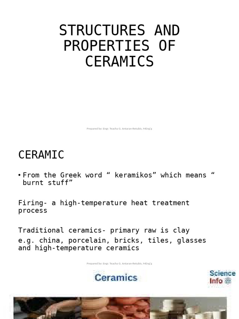 Structures and Properties of Ceramics | PDF | Refractory | Glasses