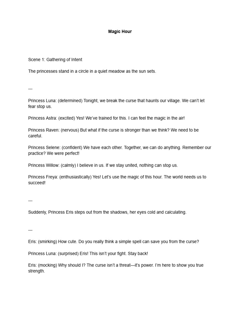 Magic Hour IXB | PDF