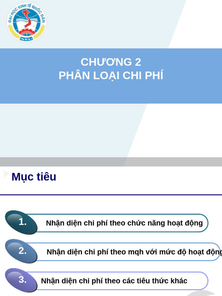Chuong 2 - Phan Loai Chi Phi - LT | PDF