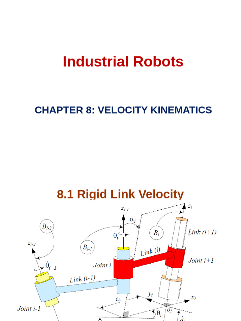Chapter8-Velocity Kinematics - AUN | PDF