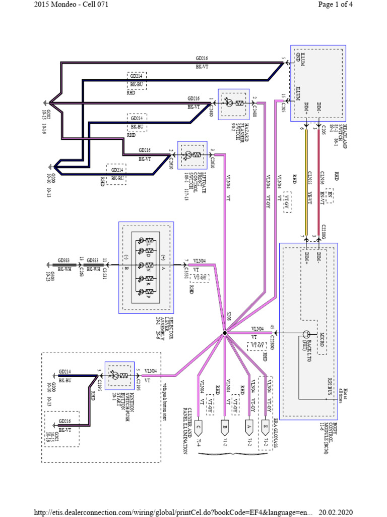 Cluster and Panel Illumination | PDF | Automotive Technologies | Cars Of The United States
