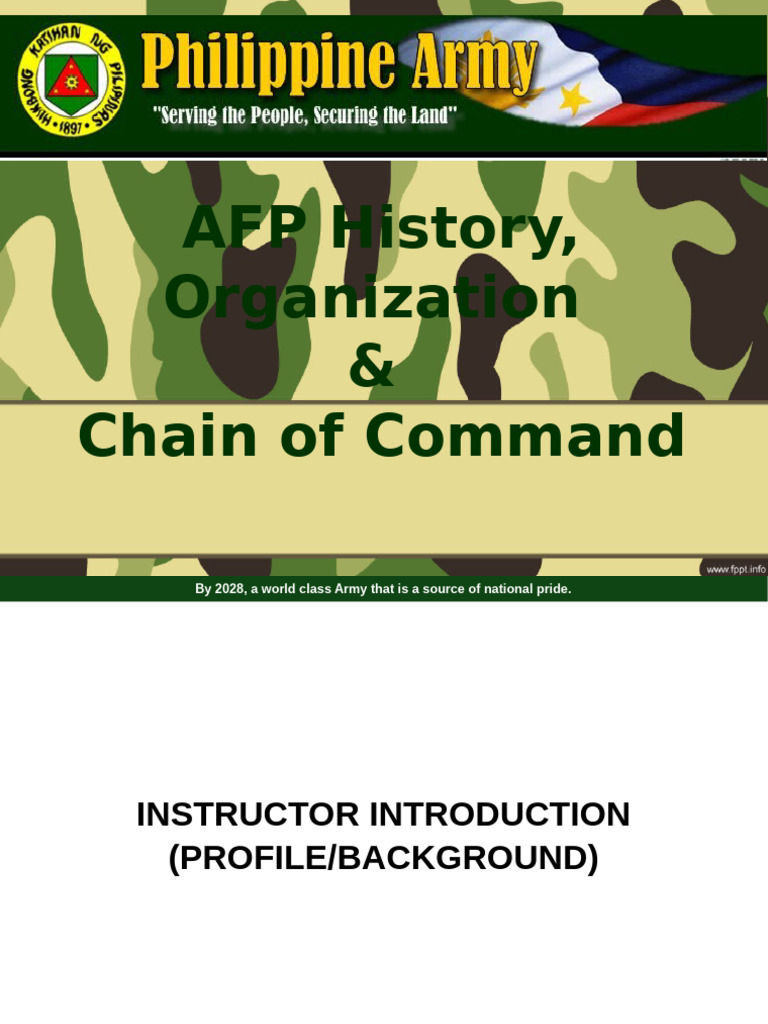 AFP History Organization-1 | PDF | Division (Military) | Regiment
