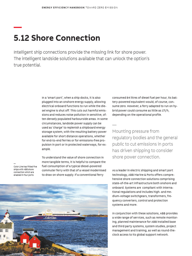 Detailed Description _ Shore Connection | PDF | High Voltage | Power Supply