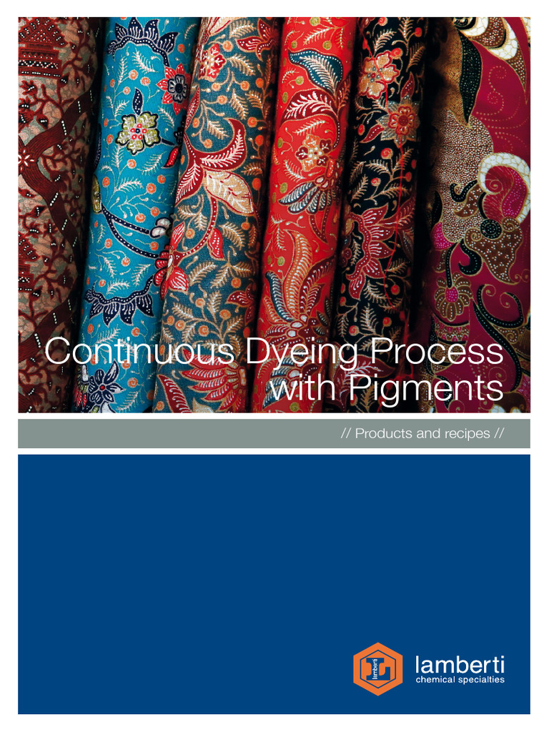 Continuous Dyeing Process Pigments - 03 2019 - BQ | PDF | Dyeing | Textiles