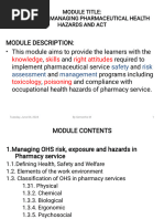 OSHEMAC Information 2024 | PDF | Occupational Safety And Health