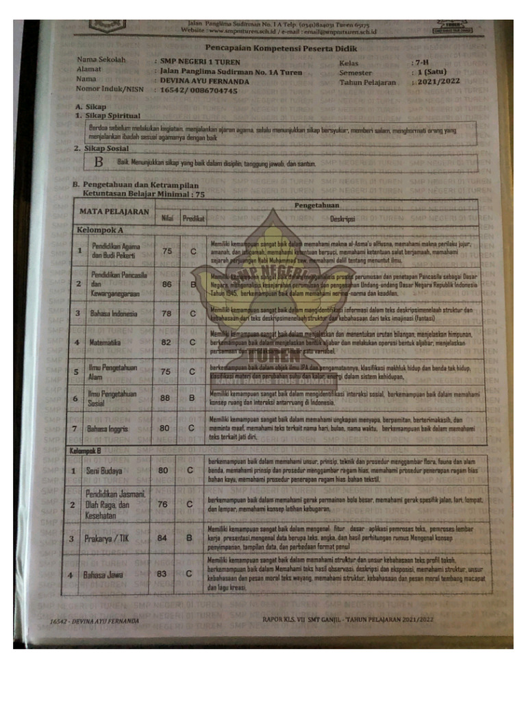 Semester 1 | PDF