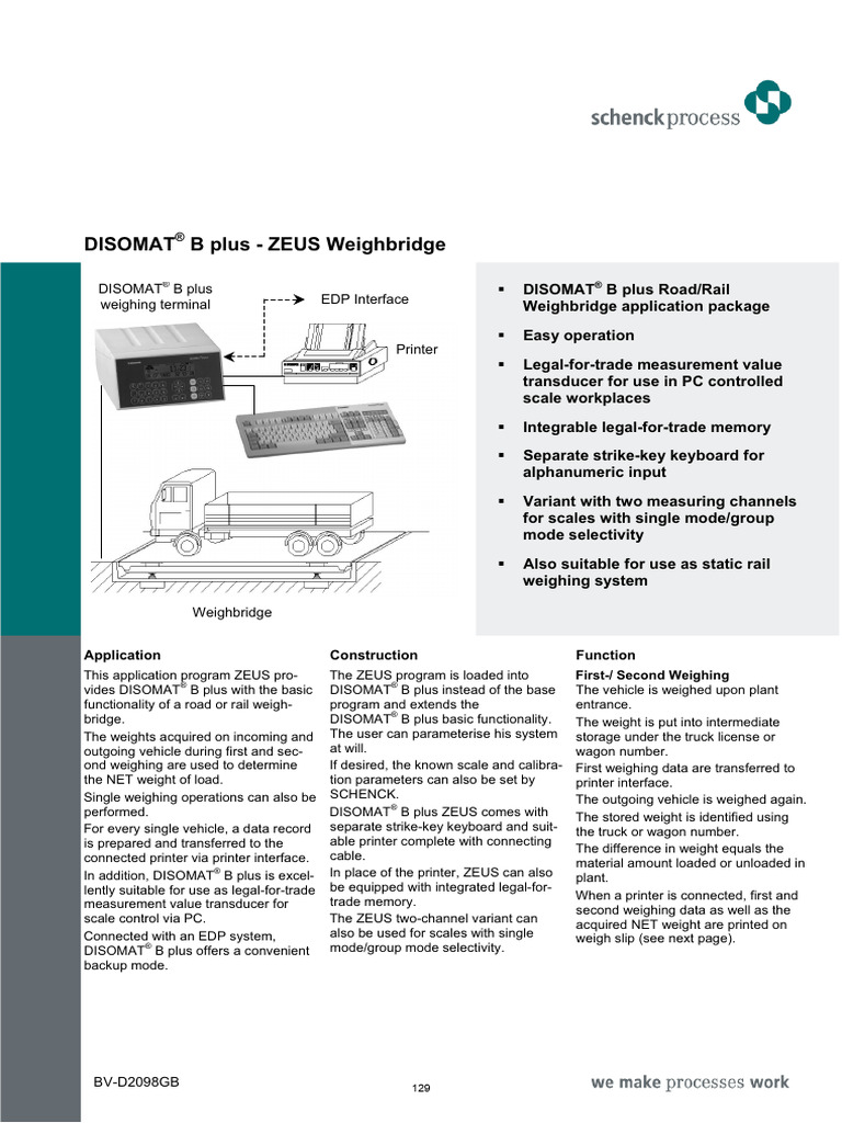 Disomat Road Weighbridge Zeus | PDF | Computer Hardware | Computing