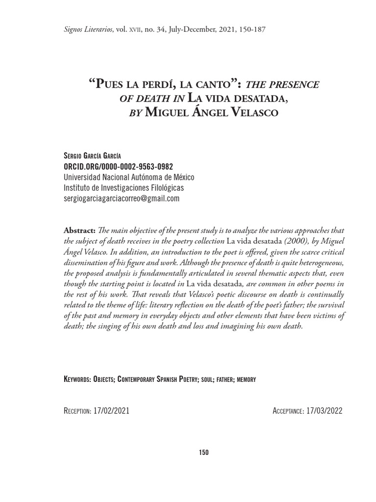 M Pues - La - Perdi - La - Canto - La - Presencia - de | PDF | Poesía | Rima