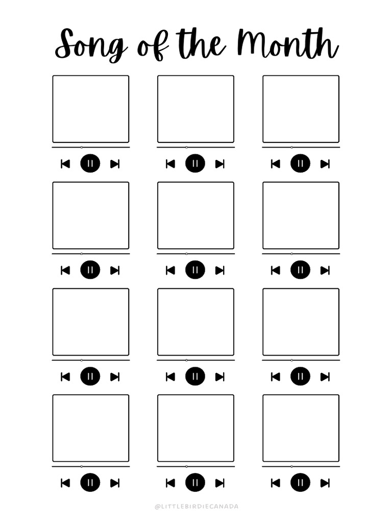 Song of the Month - No Dots | PDF