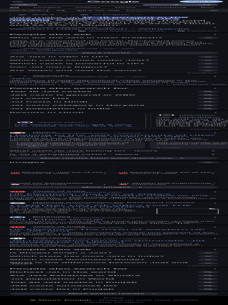 jat caste in up - Google Search | PDF | South Asia | Politics Of India