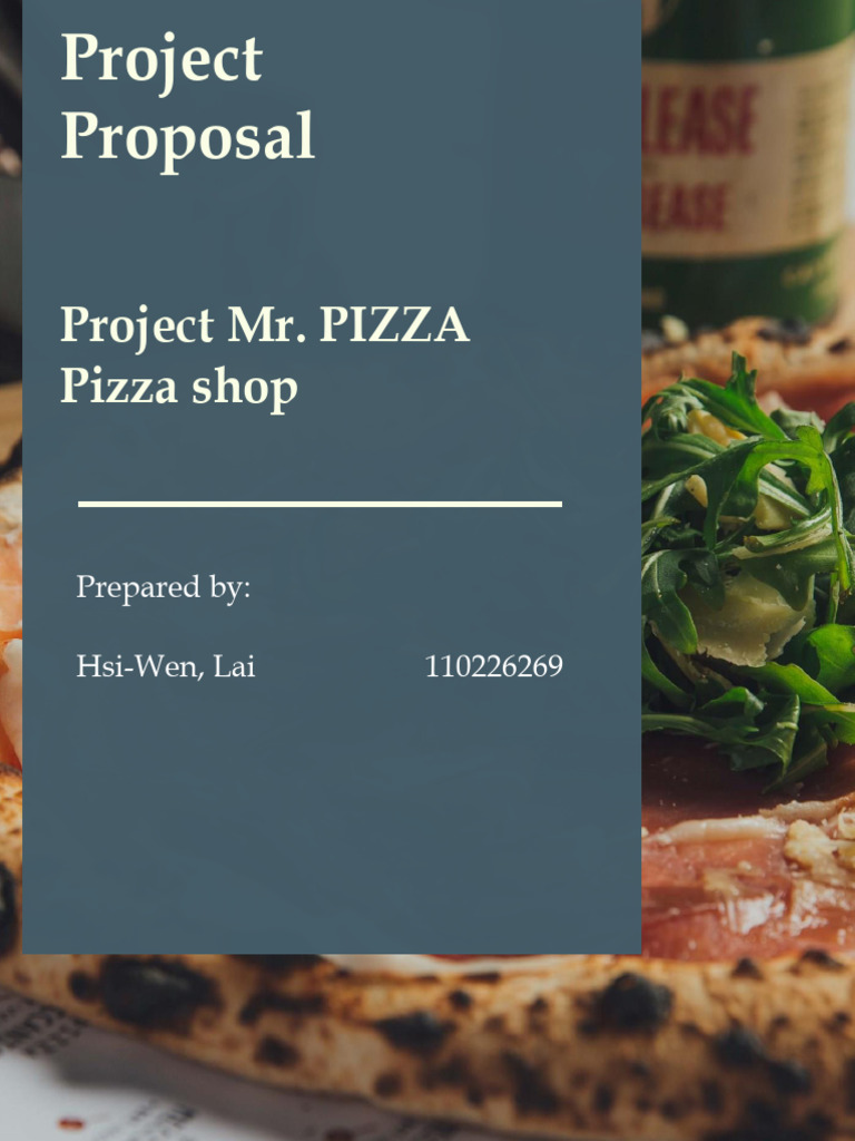 賴璽文-作品集 (Pizza shop opening - Project Management) | PDF | Project ...