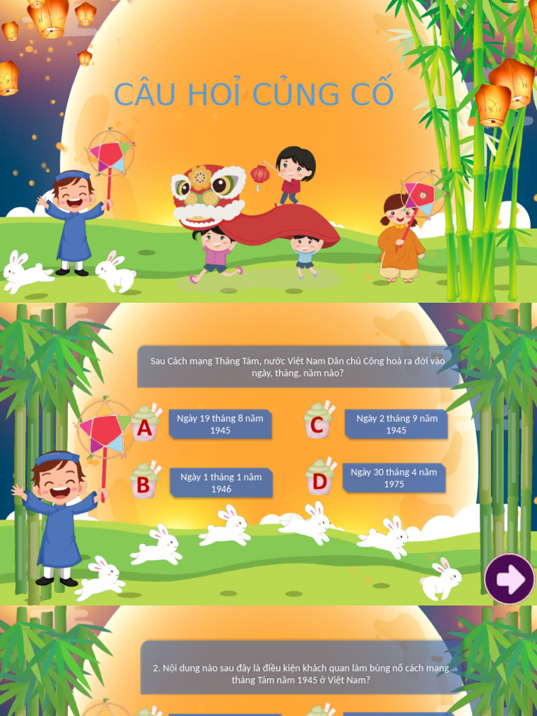 Trò Chơi Tết Trung Thu Củng Cố .Ls12 Bài | PDF