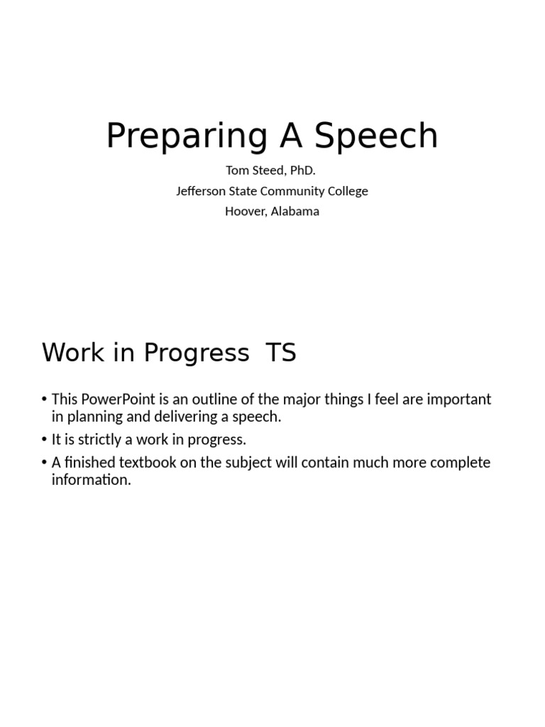 Speech Preparation and Delivery Guide | PDF | Public Speaking | Persuasion