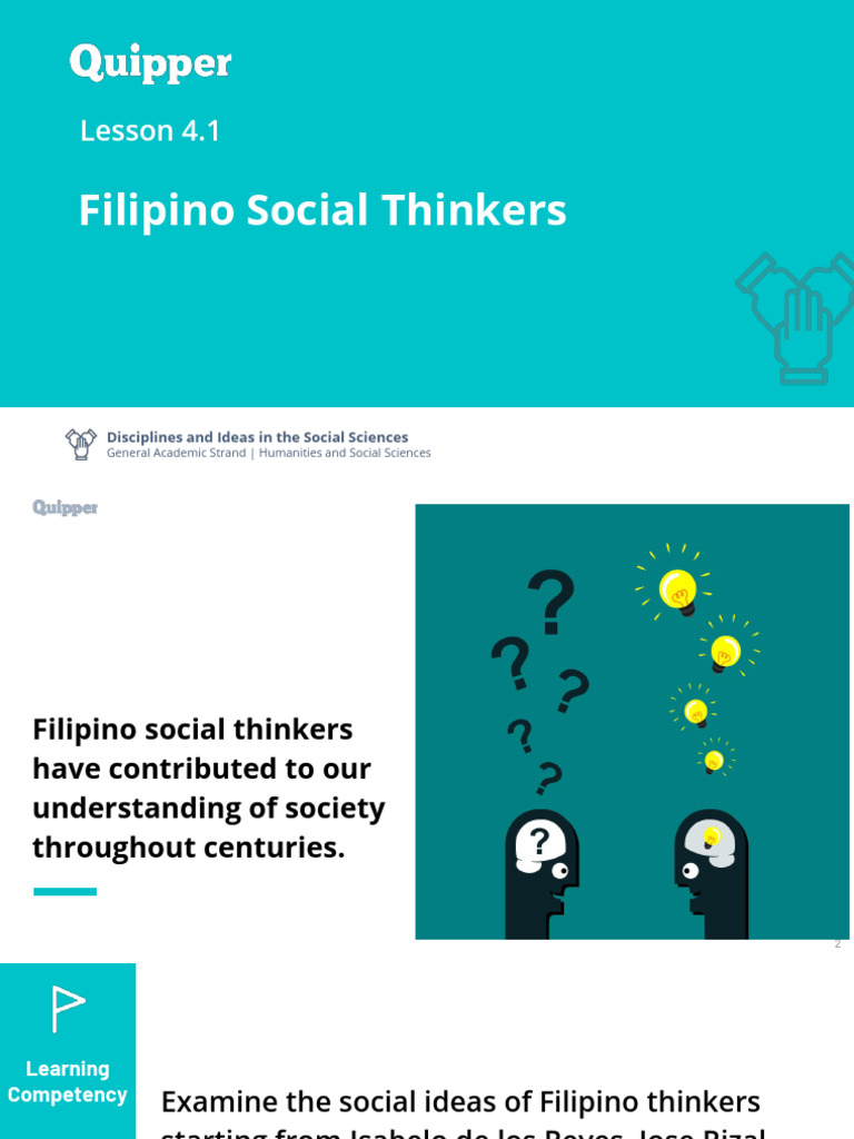 Filipino Thinkers | PDF | Philippines | Social Theory