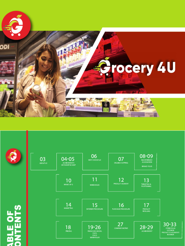 Grocery 4U Brochure | PDF