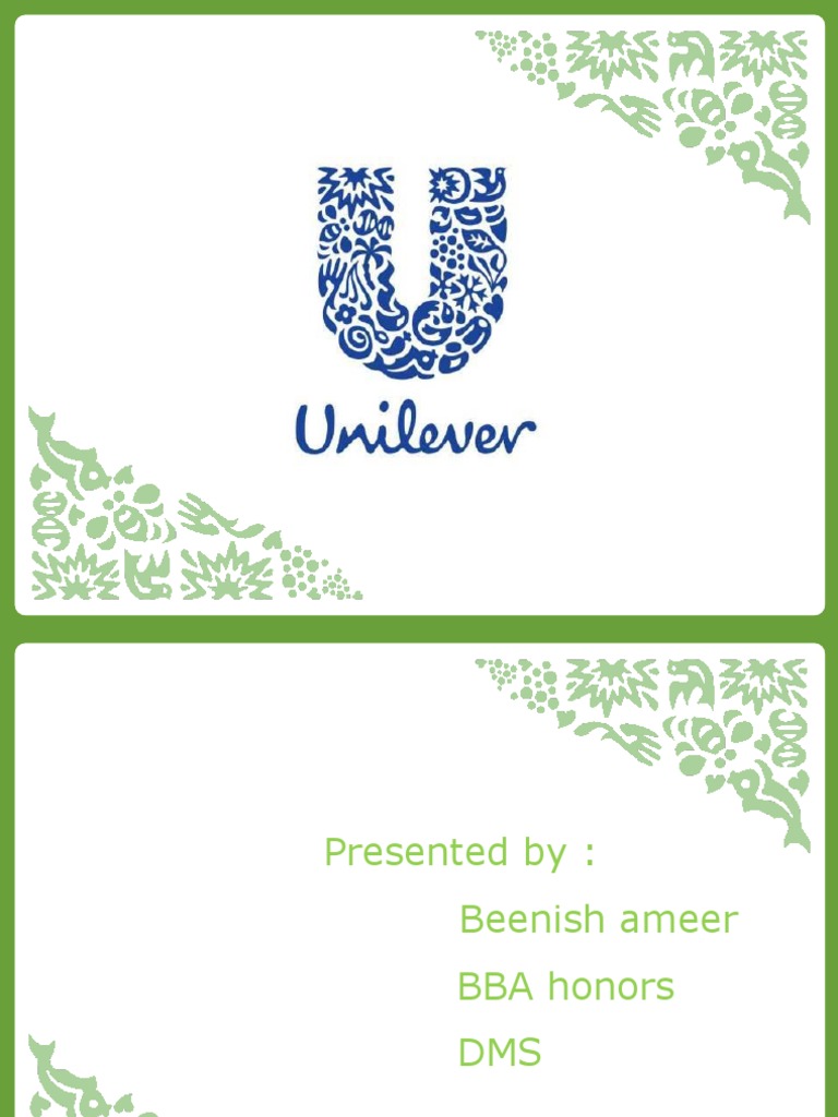 Case Study On Uniliver | Unilever | Brand