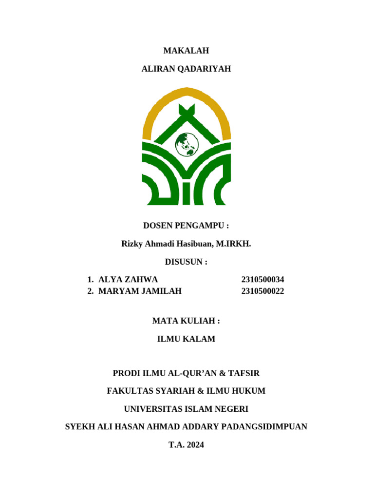 Aliran Qadariyah | PDF