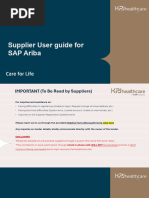 Ariba Supplier Registration Guide | PDF