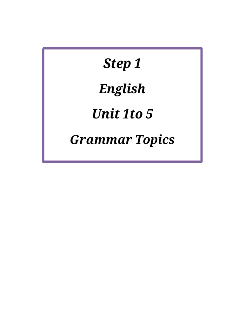 Step 1 PDF-1 | PDF