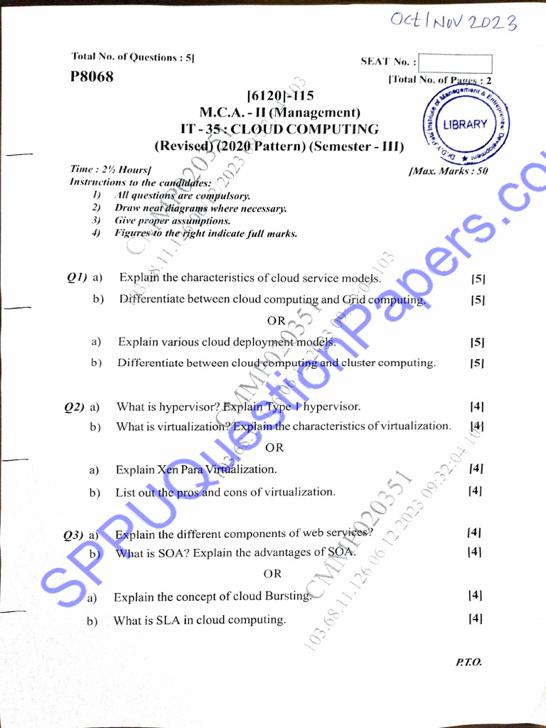 Postgraduate Pg Master Computer Applications Mca Semester 3 2023 ... Postgraduate Pg Master Computer Applications Mca Semester 3 2023 ...