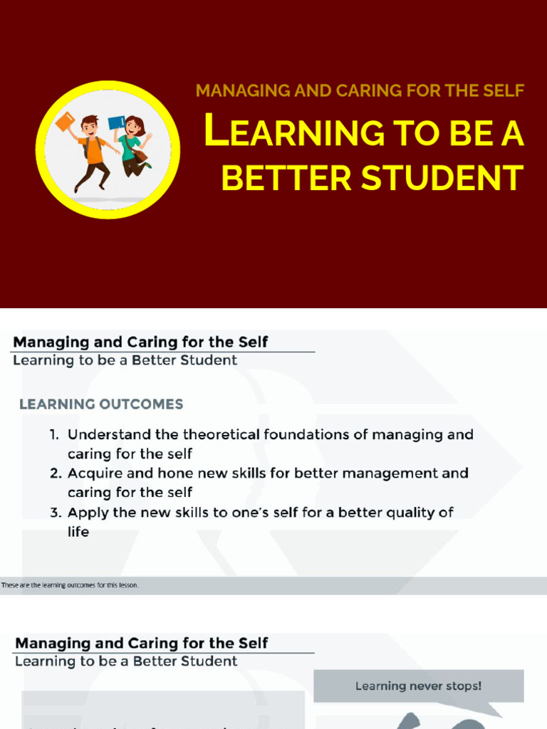 Learning-to-be-a-better-student-ppt | PDF