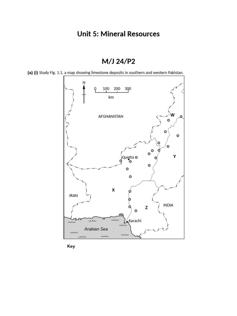 Unit 5-Mineral Resources | PDF | Mining | Renewable Energy