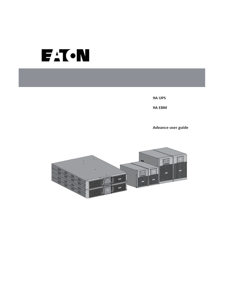 Eaton 9a Ups User Manual en East Asia | PDF | Alternating Current ...