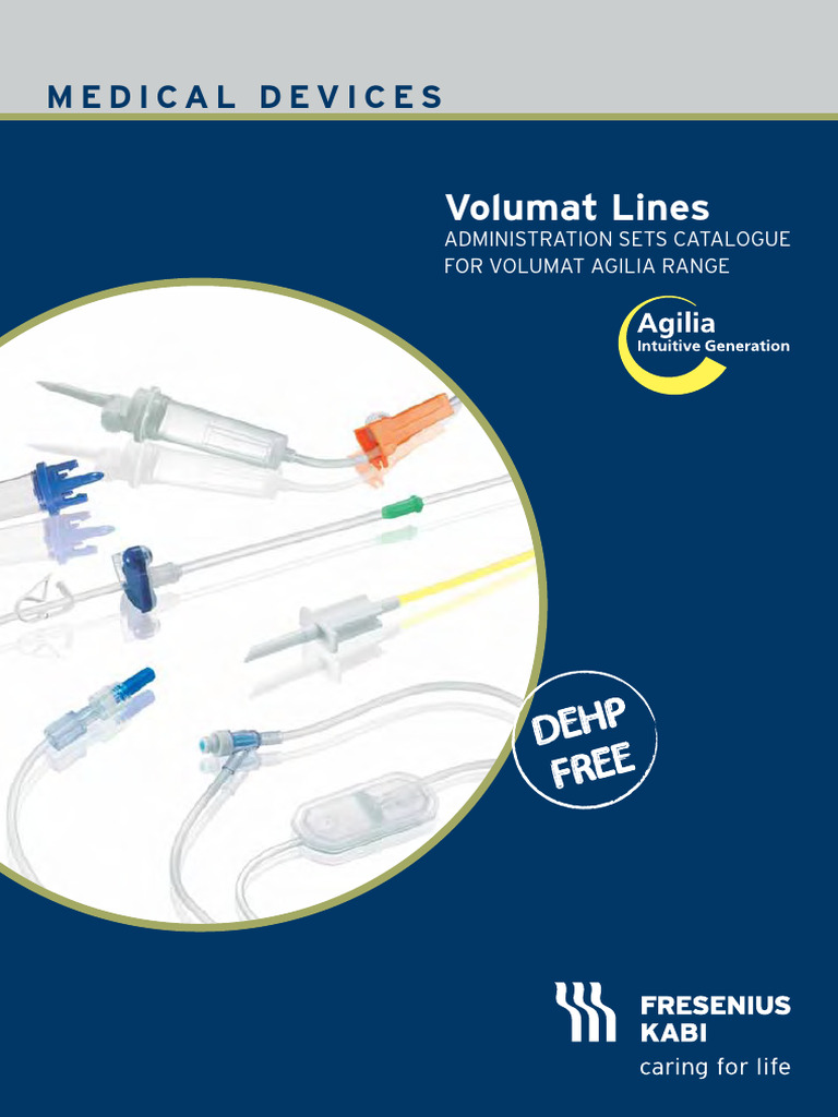 IV Sett Agilia Volumat | PDF | Intravenous Therapy | Pump