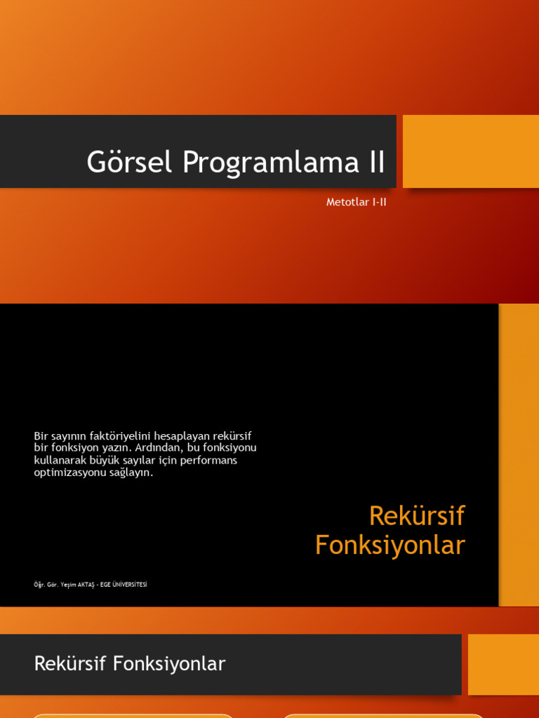 Görsel Programlama II | PDF