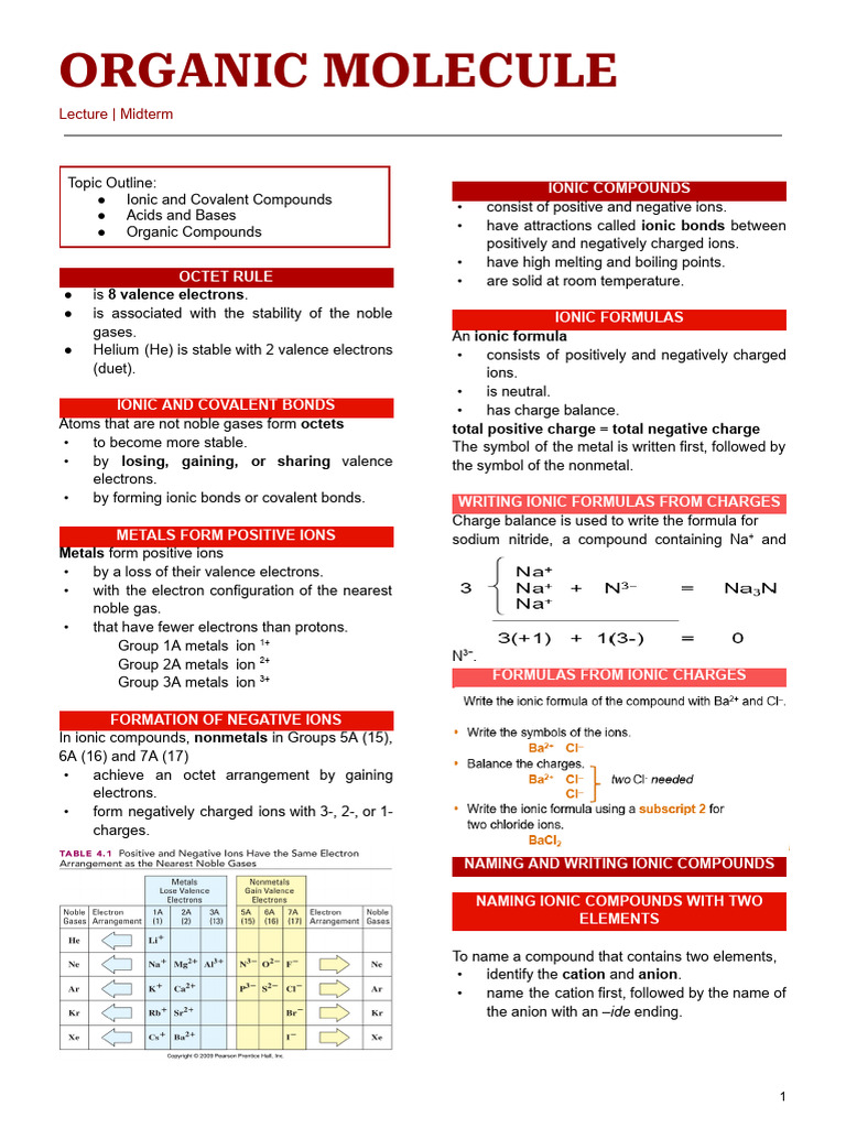 Org Chem Midterm Notes | PDF | Chemical Polarity | Alkane
