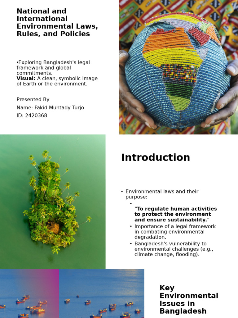 National and International Environmental Laws J Rules J | PDF ...