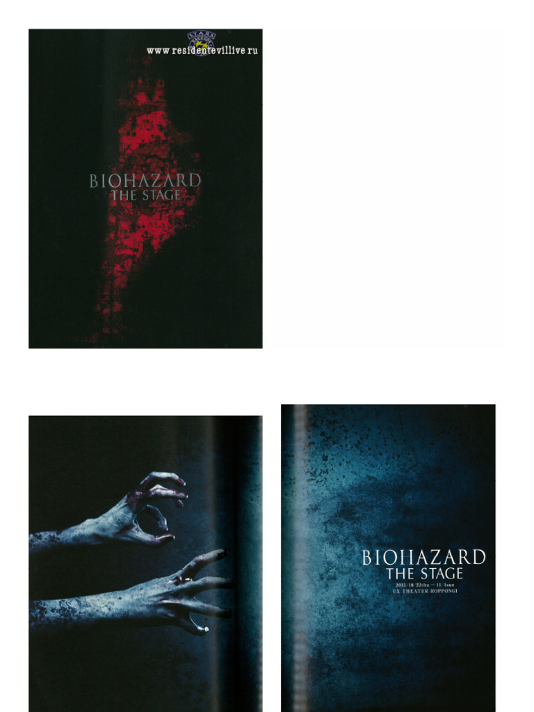 Biohazard the Stage Book | PDF