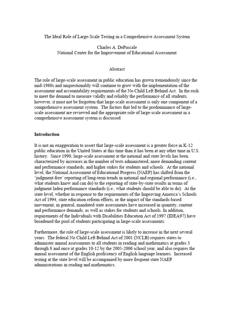 Volume 5 Issue 1 The Ideal Role | PDF | Educational Assessment | Curriculum