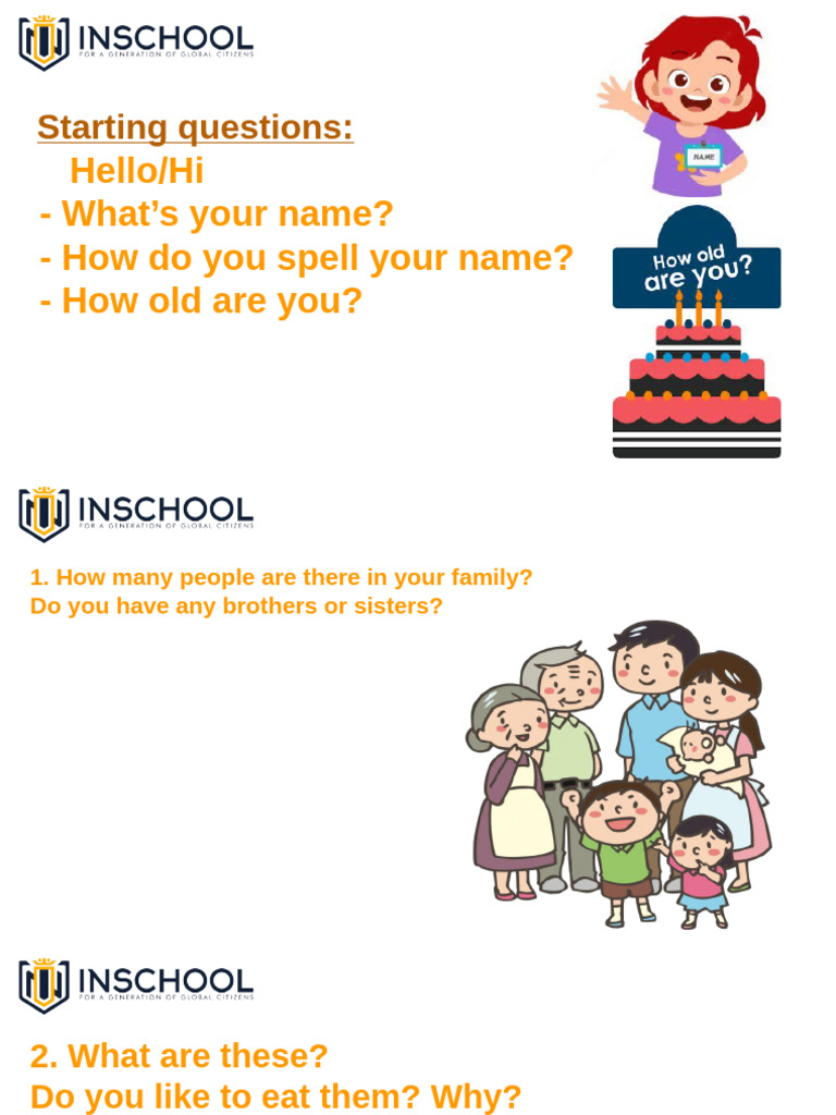 Grade 6 7 Speaking Test Pdf