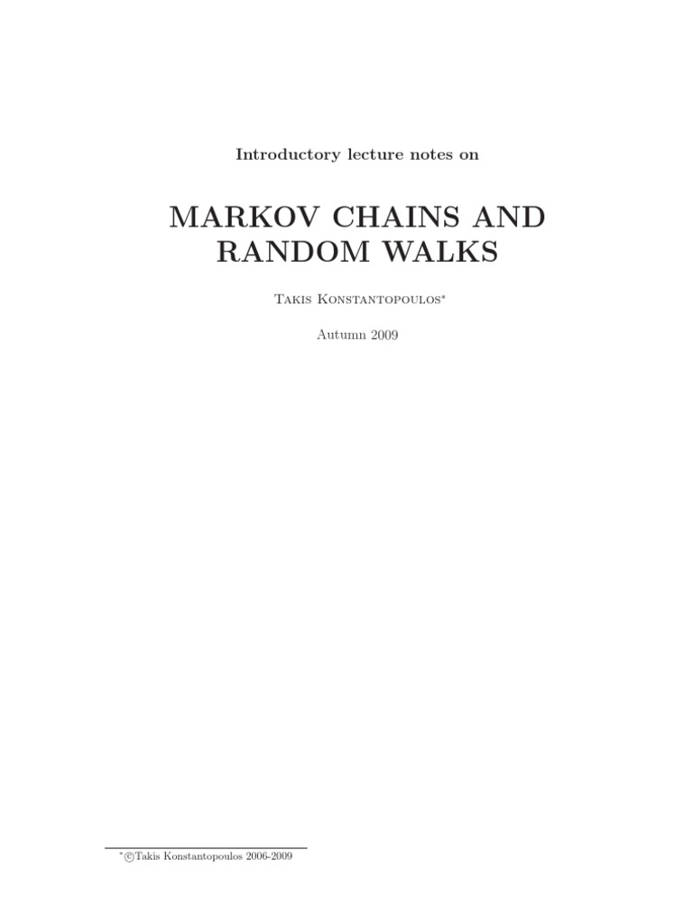 Markov Chain Random Walk | Markov Chain | Eigenvalues And Eigenvectors