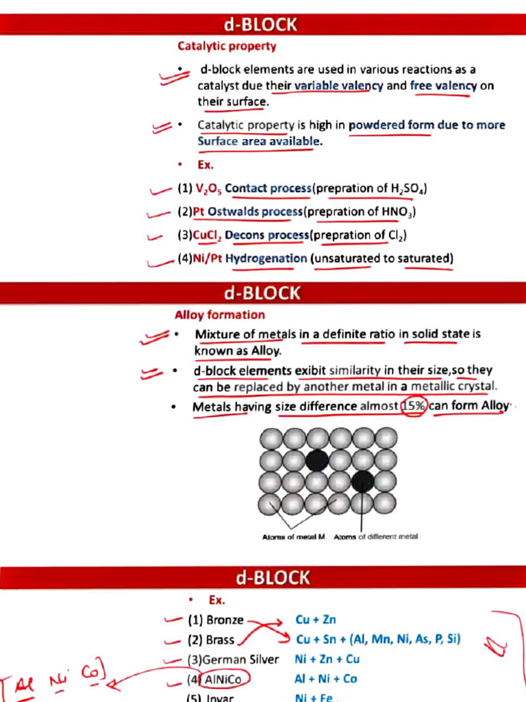 D - & - F - Block - 1 - SSF Jeremy Sagar BC | PDF | Alloy | Metals