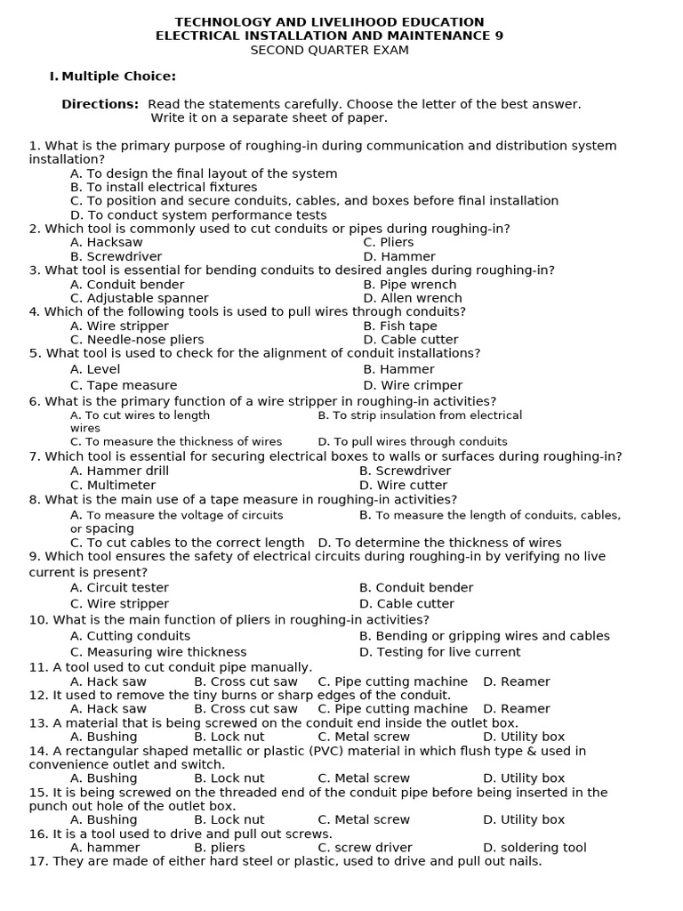 GRADE 9 2nd Quarter Exm Final | PDF | Incandescent Light Bulb | Thomas Edison