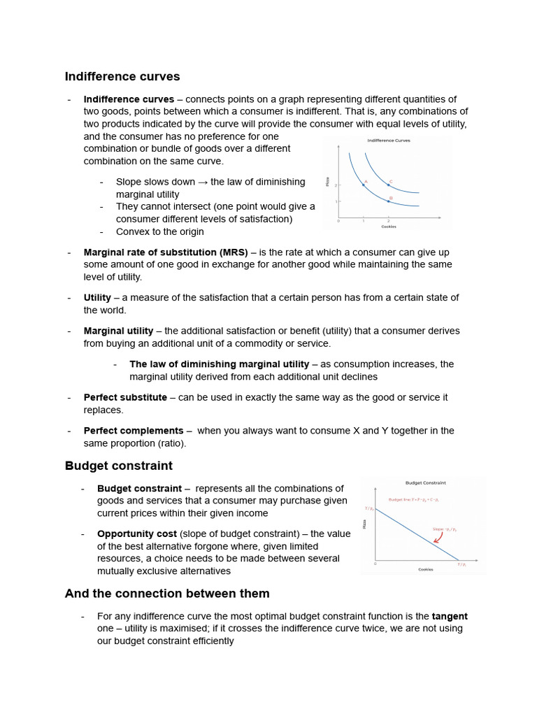 Introduction To Economics, PPC, Indifference Curves and Budget ...