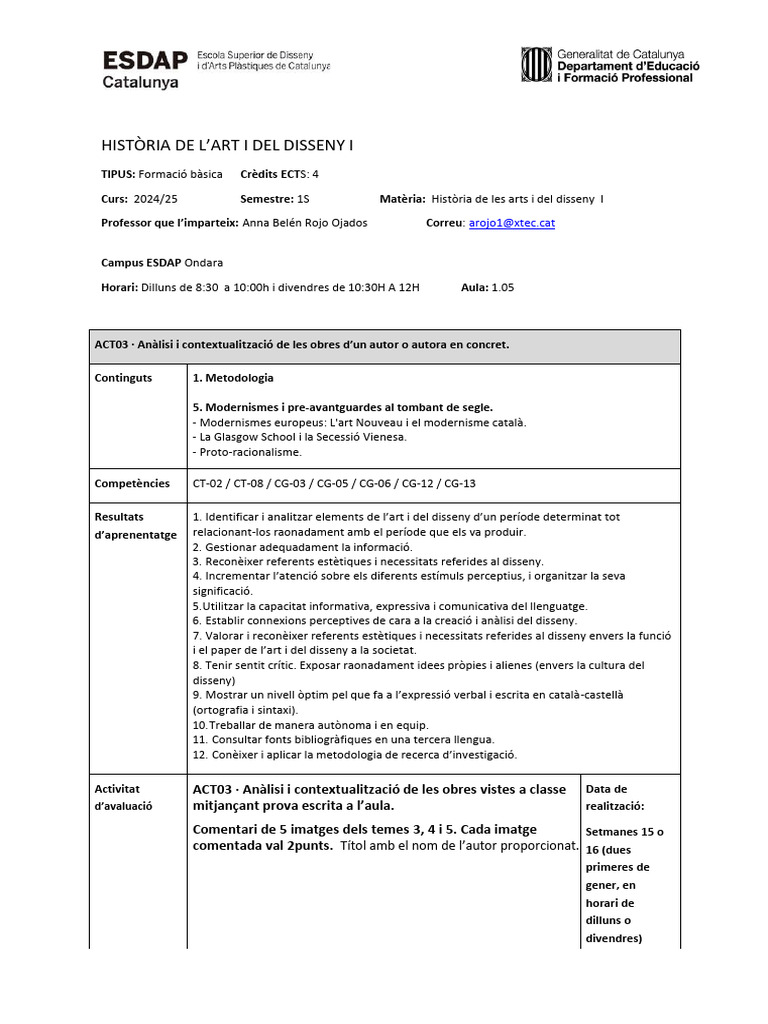 ACTIVITAT 3 - Prova de Continguts Final | PDF