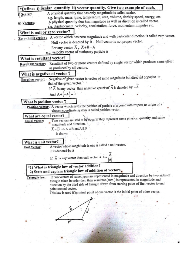Chap 1 Notes. 11th-1 | PDF