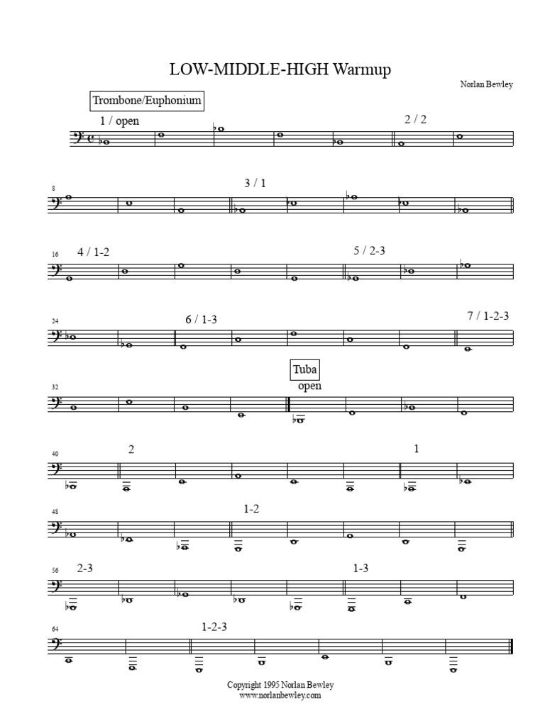 LMH Warmup Bass | PDF