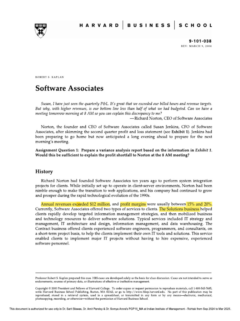 Software Associates | PDF