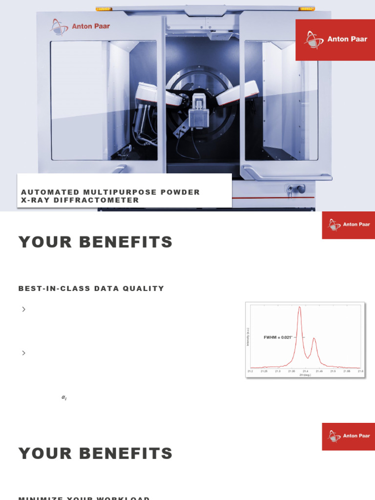 XRDynamic500 Anton Paar XRD | PDF | Optics | Electrode