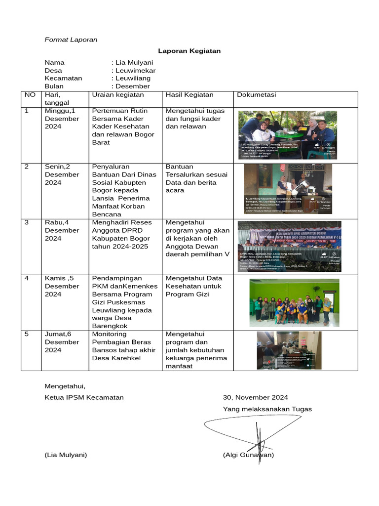 Format Laporan PSM (1) .Docx Rvisi - Docx2 | PDF
