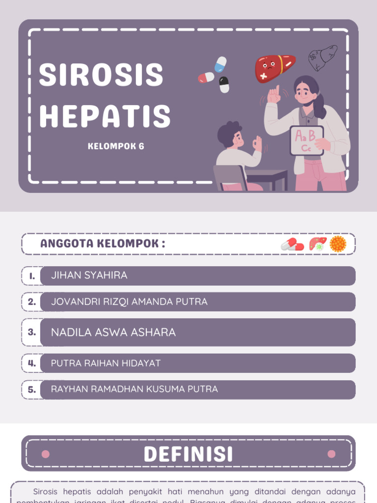 PPT SIROSIS KEL 6 | PDF