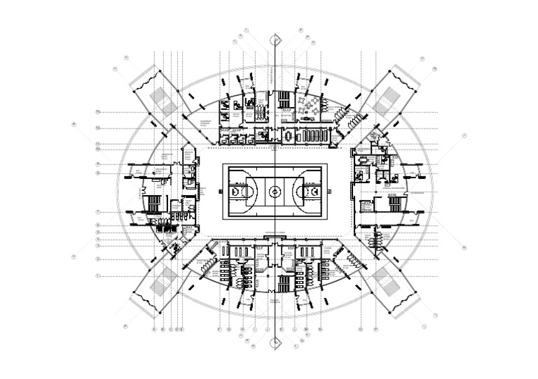 Indoor Stadium Floor Plan Overview | PDF | Buildings And Structures