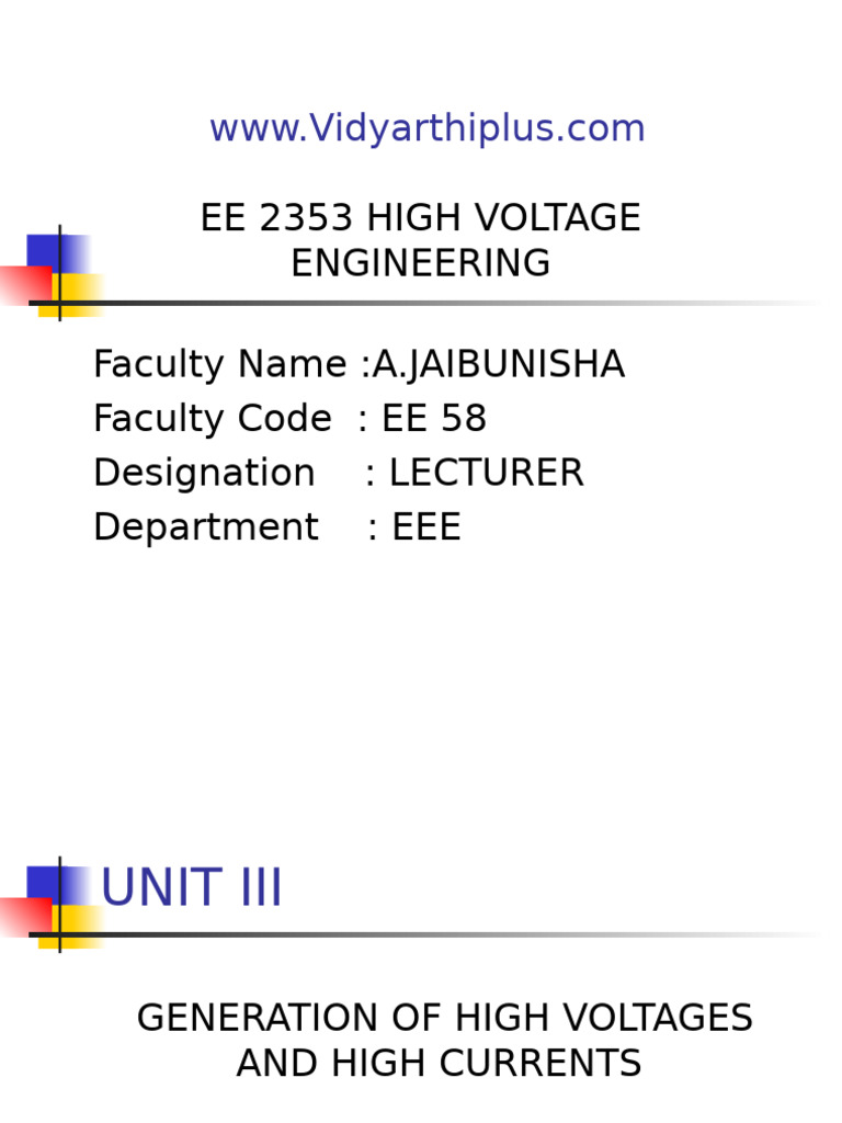 UNIT III (1) | PDF | Capacitor | Voltage UNIT III (1) | PDF | Capacitor | Voltage
