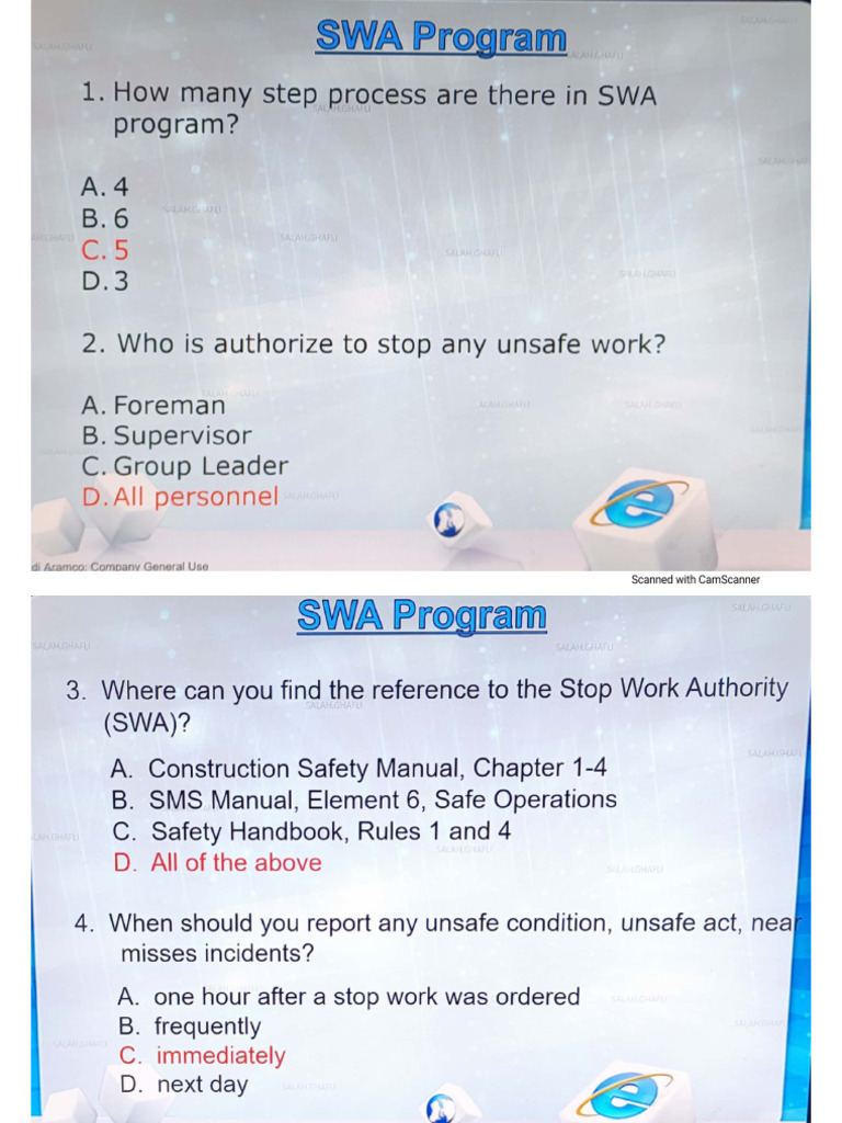 WPR Aramco Questions Answers | PDF