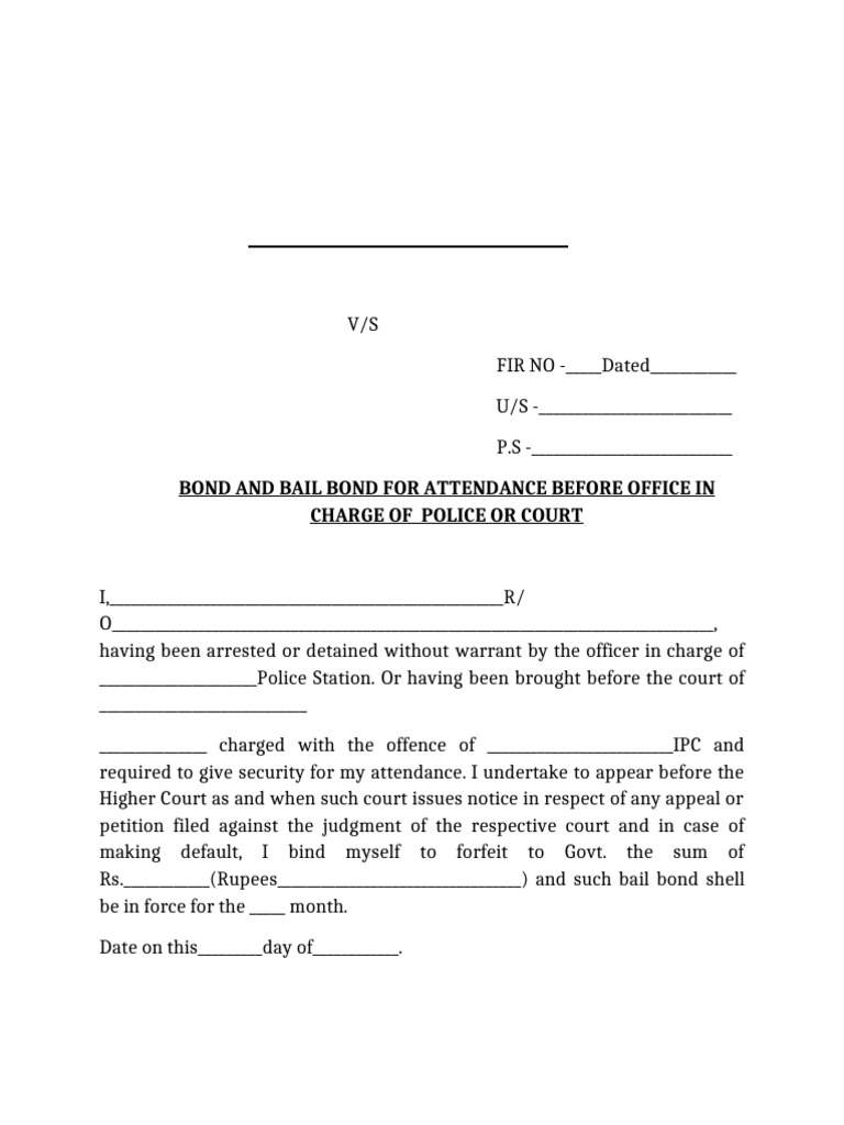 Bond Under Section 437a | PDF